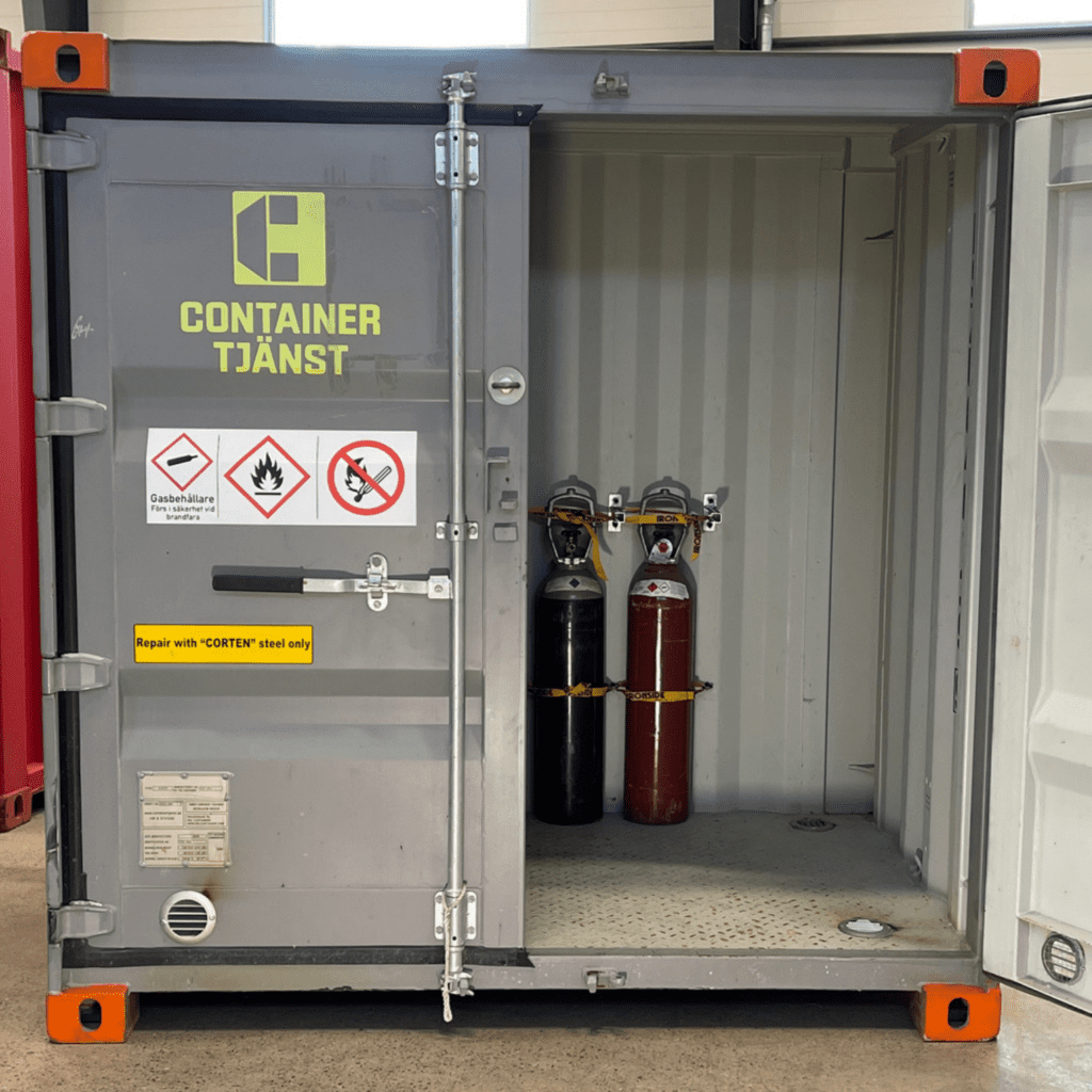 Gascontainer – Köp eller hyr från 45 kr/dag | Containertjänst