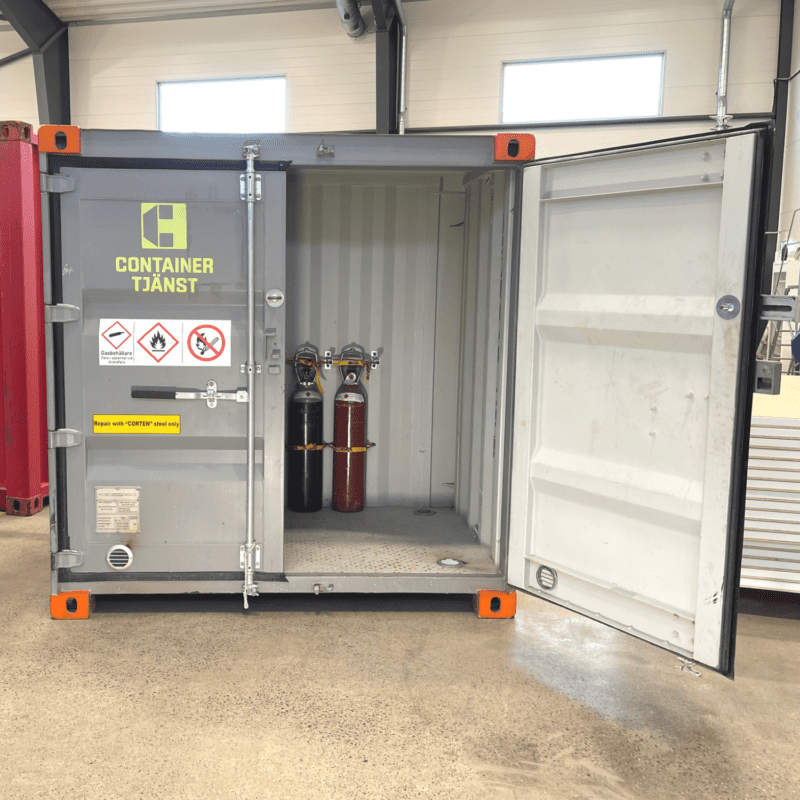 Gascontainer – Köp eller hyr från 45 kr/dag | Containertjänst
