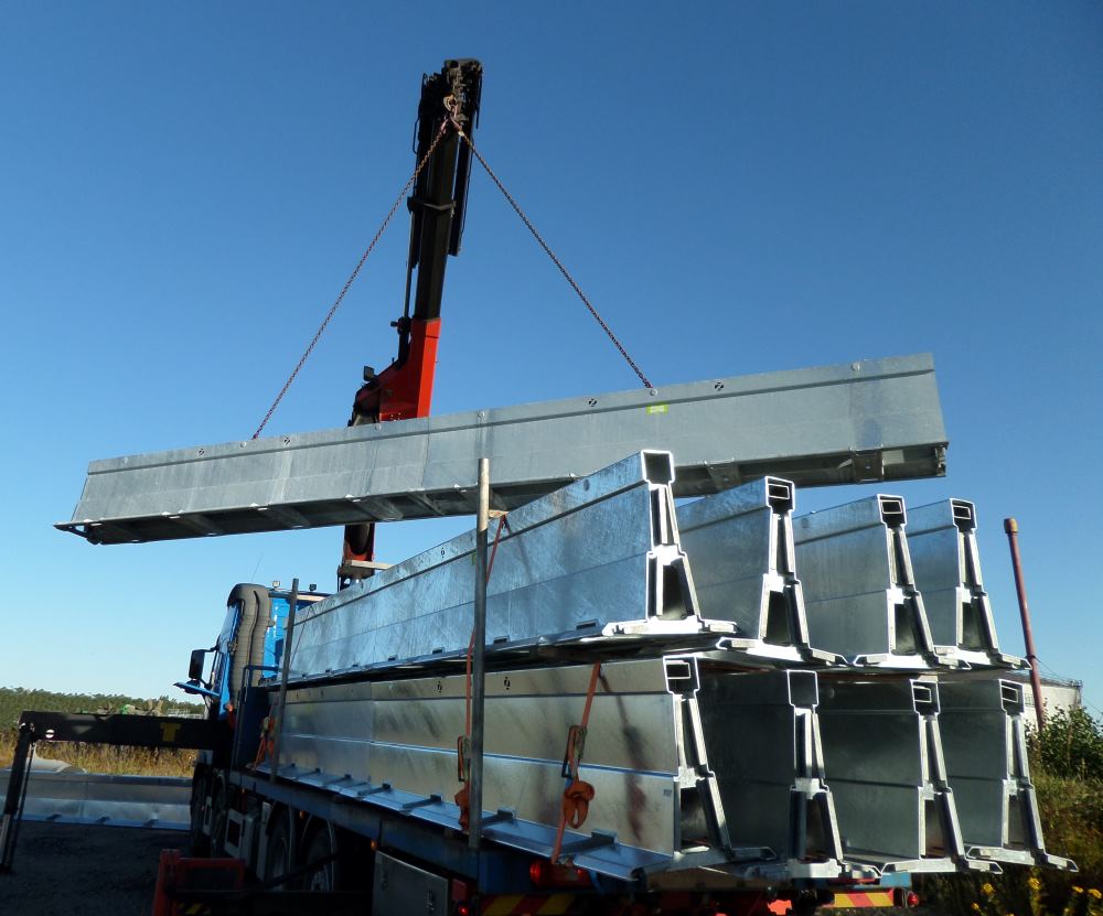 ZoneGuard trafikbarriär – Hyr från 17 kr/dag | Containertjänst