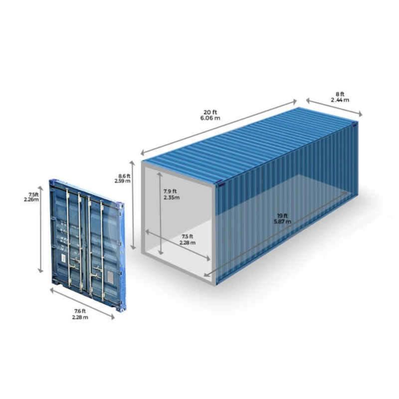 Container mått och storleksguide